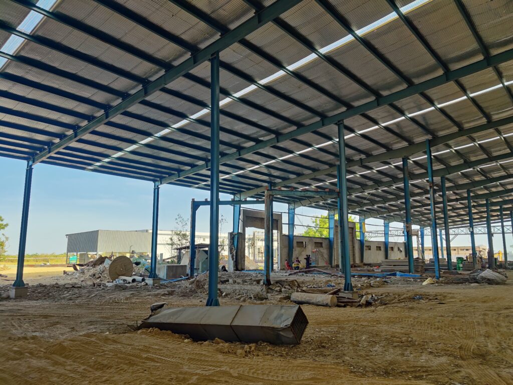 New Completed Project: Heavy Structural Fabrication for Ambica Steels ...